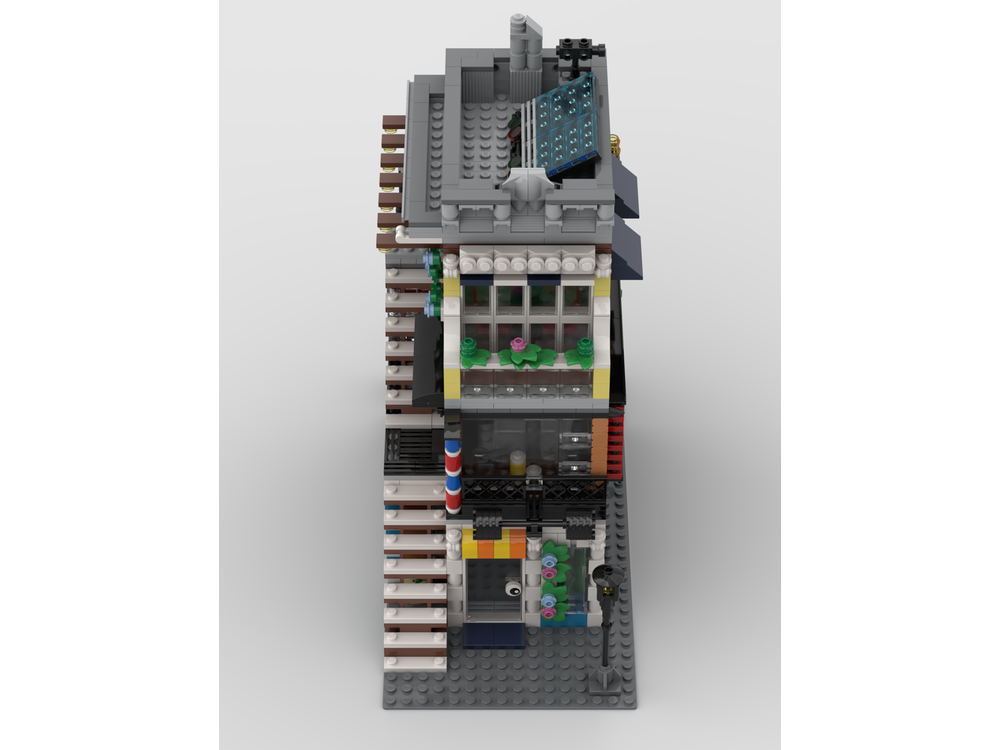 LEGO MOC Pet Store and Barber Shop by Noobricks | Rebrickable - Build ...