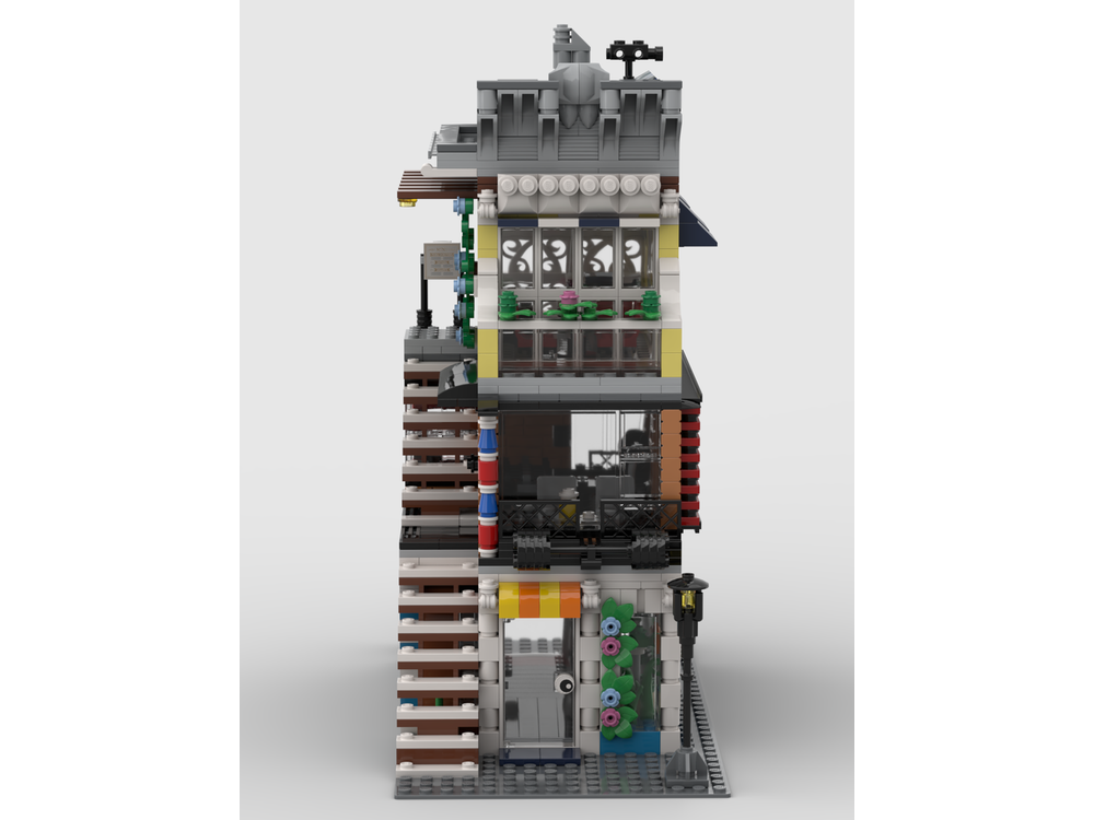 LEGO MOC Pet Store and Barber Shop by Noobricks | Rebrickable - Build ...