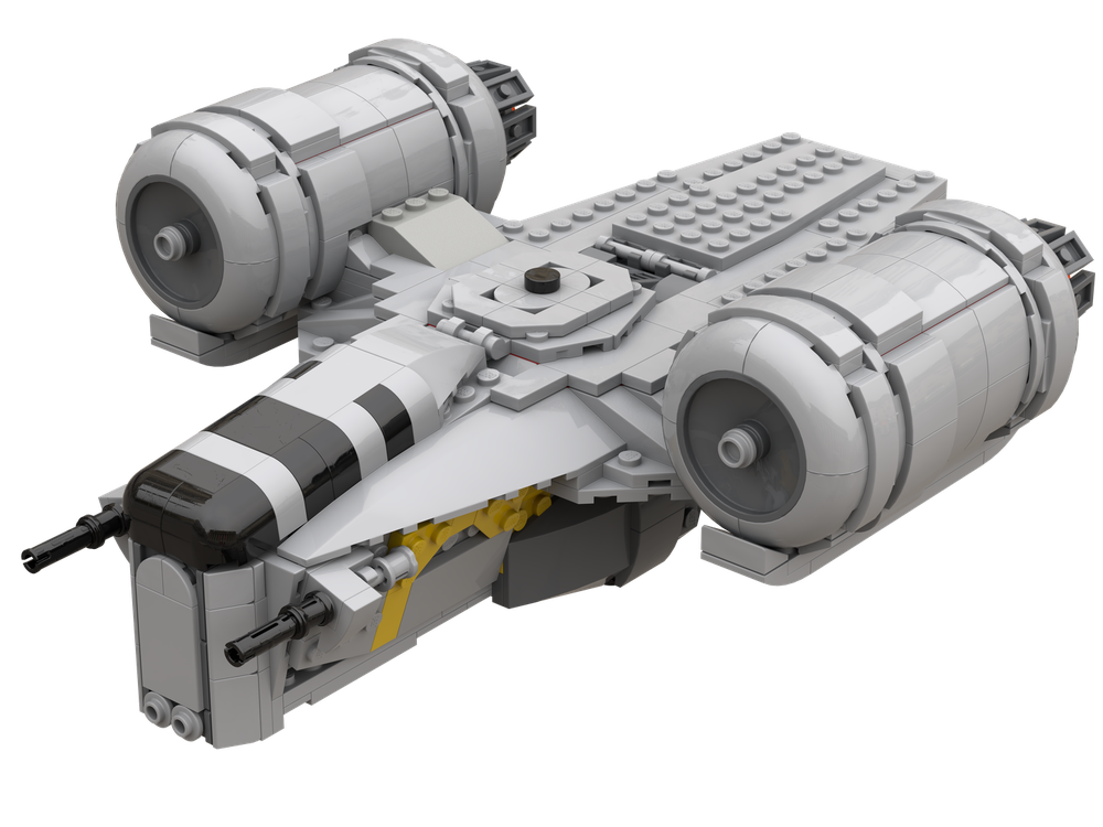 Lego Moc Midi Scale Razor Crest By Overraptor Rebrickable Build