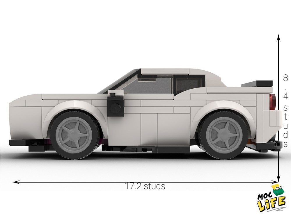 LEGO MOC Dodge Challenger by MocLife | Rebrickable - Build with LEGO