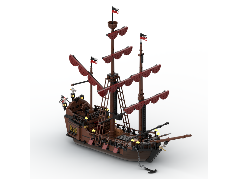 LEGO MOC Port Sauvage: a Pirate Town by Brickjester | Rebrickable ...