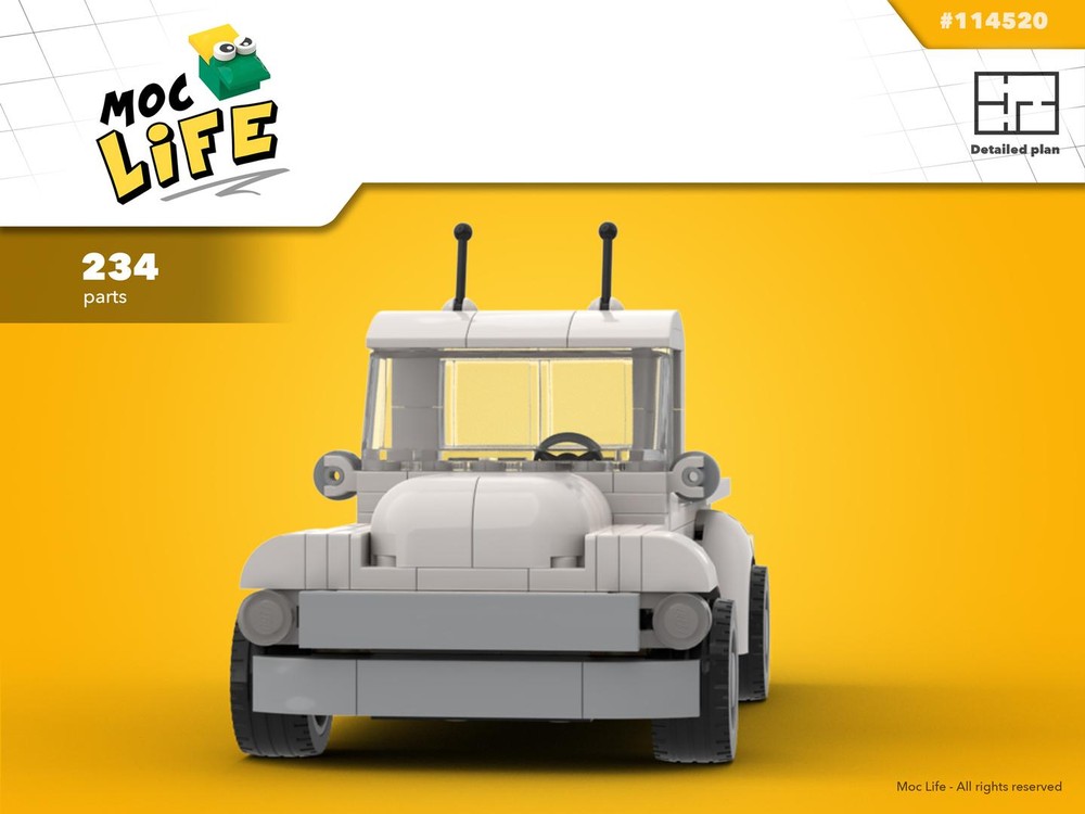 LEGO MOC Ford F-100 by MocLife | Rebrickable - Build with LEGO