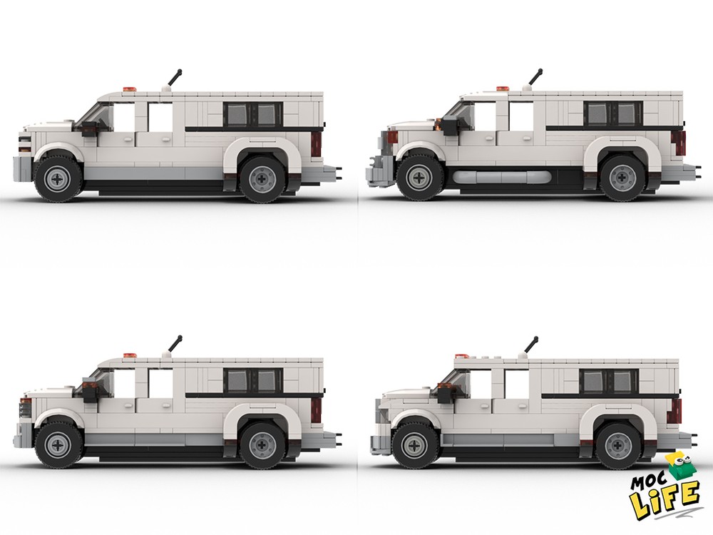 LEGO MOC Long bed cab dually pick up by MocLife | Rebrickable - Build ...