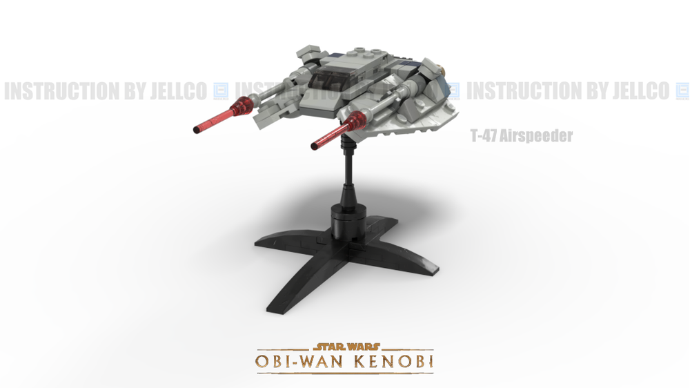 LEGO MOC Small Size T-47 Airspeeder & snowspeeder : REDESIGNED version ...