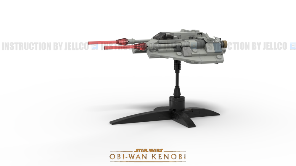 LEGO MOC Small Size T-47 Airspeeder & snowspeeder : REDESIGNED version ...