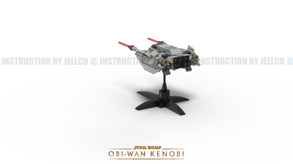 LEGO MOC Small Size T-47 Airspeeder & snowspeeder : REDESIGNED version ...