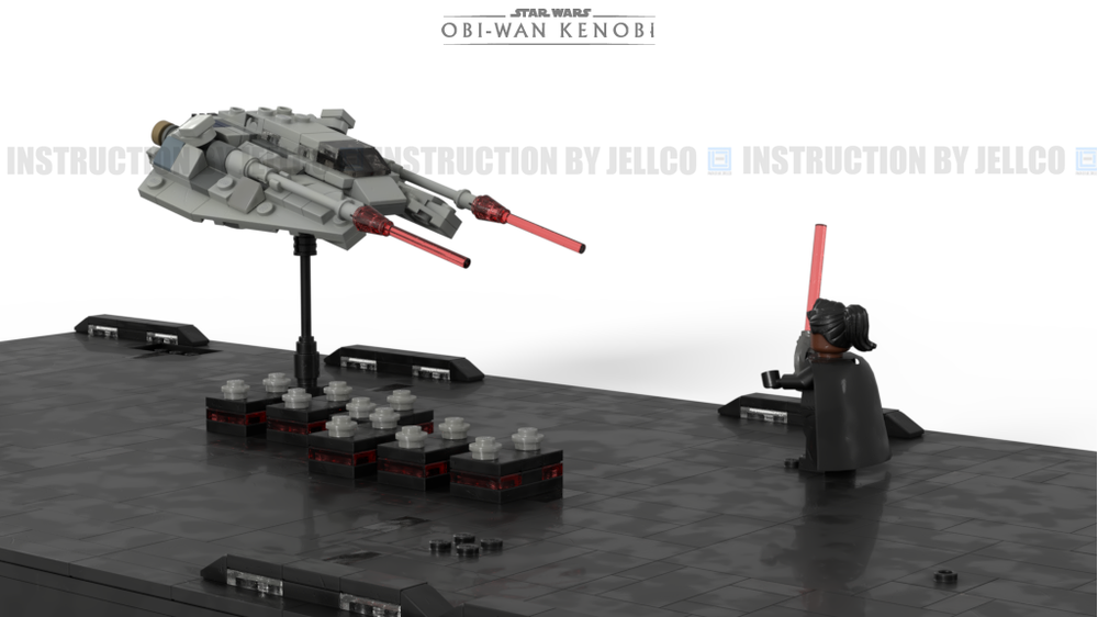 LEGO MOC Small Size T-47 Airspeeder & snowspeeder : REDESIGNED version ...