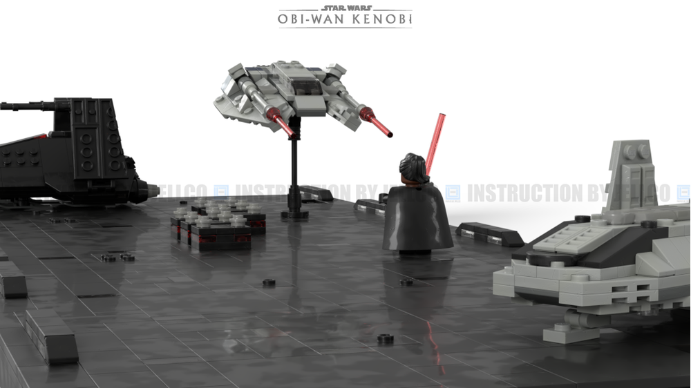 LEGO MOC Small Size T-47 Airspeeder & snowspeeder : REDESIGNED version ...