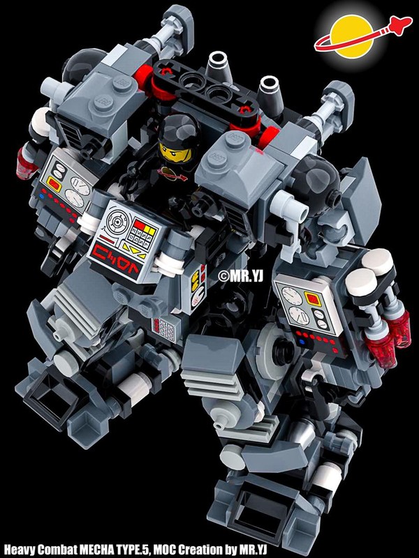 LEGO MOC HEAVY COMBAT Space-Mecha TYPE.5 by MR.YJ | Rebrickable - Build ...
