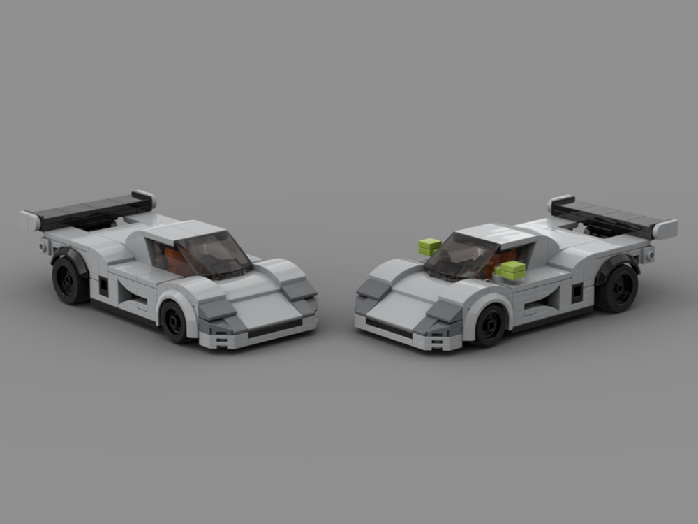 LEGO MOC 1989 Sauber C9 by 2g_bricks | Rebrickable - Build with LEGO