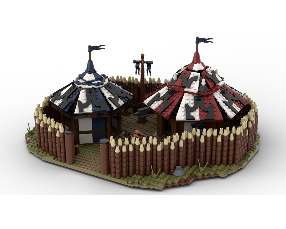 Lego Moc Medieval Mercenary Camp By Mocopolis Rebrickable Build