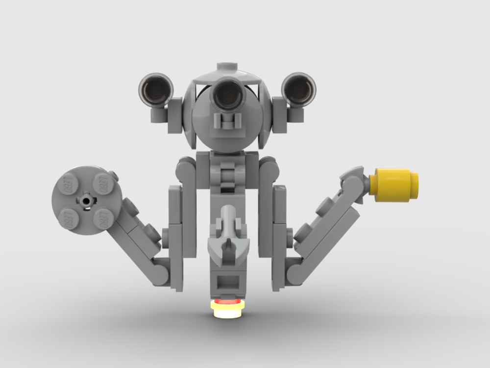 Lego Moc Fallout Mr Handy By Pickanyusername Rebrickable Build With