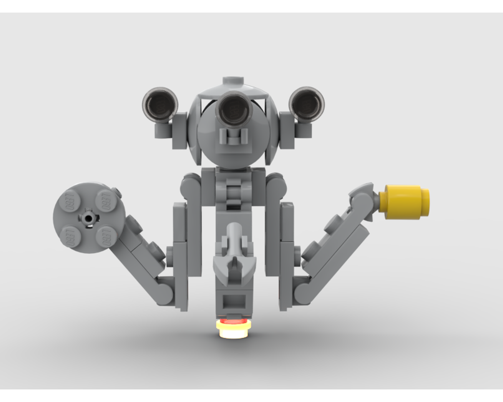Lego Moc Fallout Mr Handy By Pickanyusername Rebrickable Build With