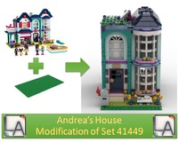 LEGO Set 41449-1 Andrea's Family House (2021 Friends) | Rebrickable ...