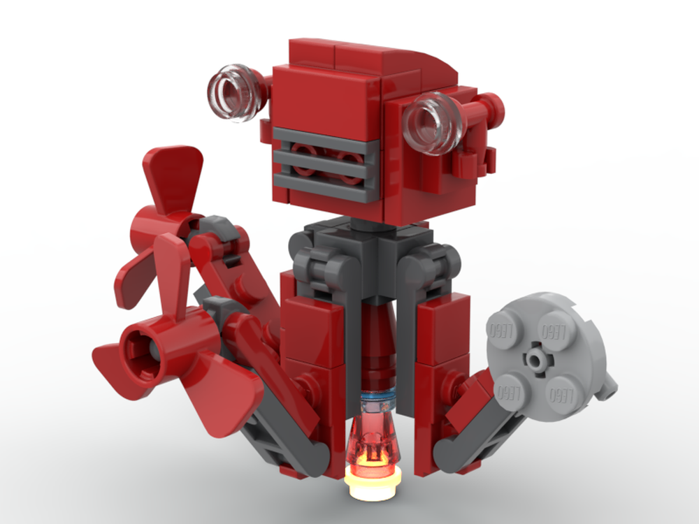 LEGO MOC Fallout Nuka Cola Mr Frothy by PickAnyUsername | Rebrickable ...