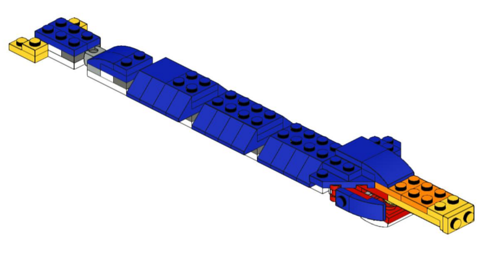 LEGO MOC Ice worm by kaiju_brick | Rebrickable - Build with LEGO