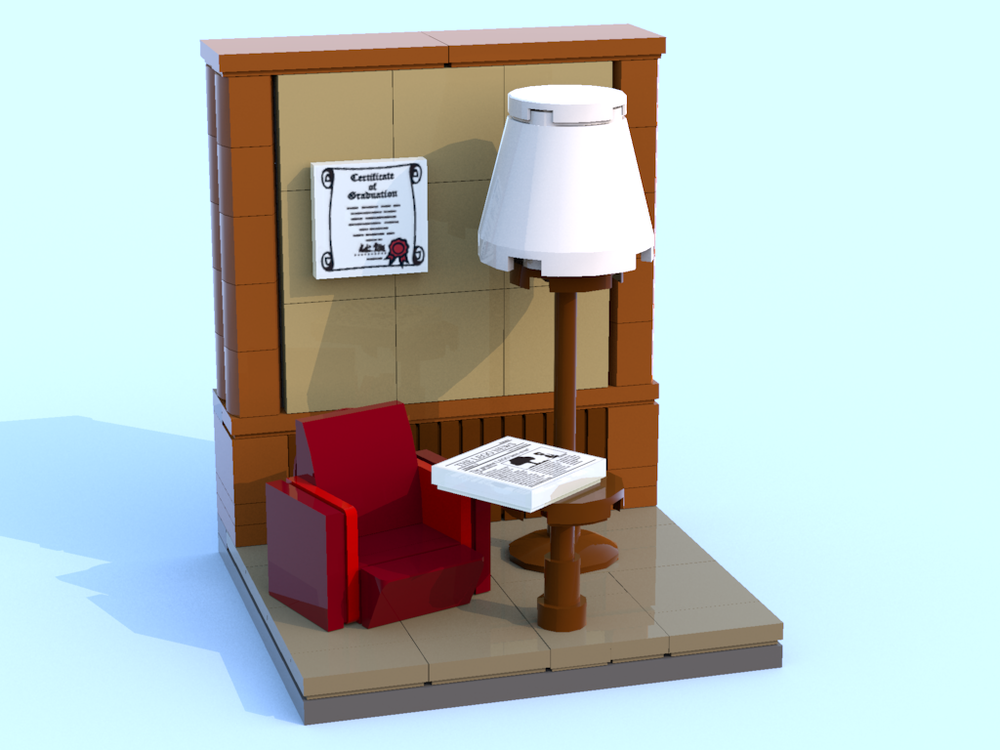 LEGO MOC Morning newspaper by balmiteblock | Rebrickable - Build with LEGO