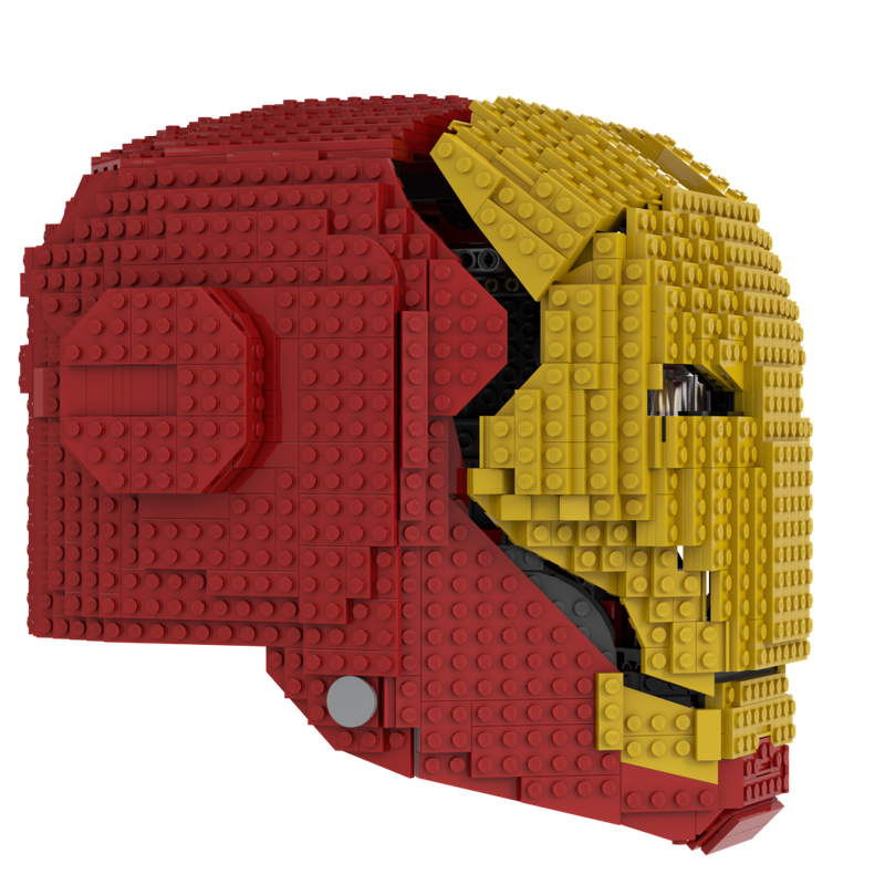 LEGO MOC Wearable Iron Man helmet by tomtoms_design | Rebrickable ...