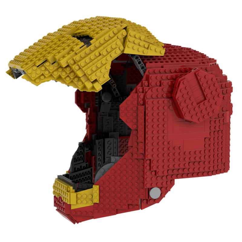 LEGO MOC Wearable Iron Man helmet by tomtoms_design | Rebrickable ...