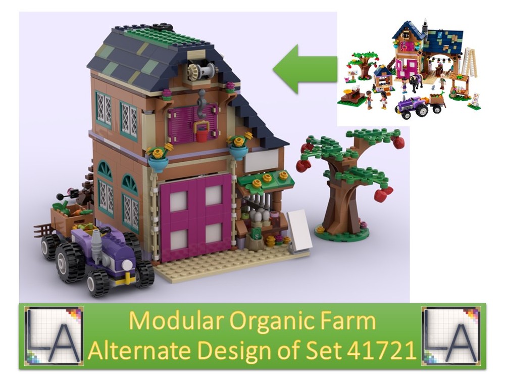 LEGO MOC Modular Organic Farm - Alternate Design of set 41721 by Brick ...