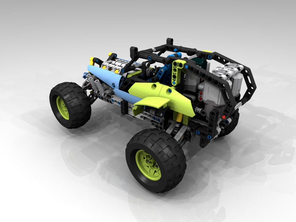 LEGO MOC Motorized Formula Off-Roader by dagupa | Rebrickable - Build ...