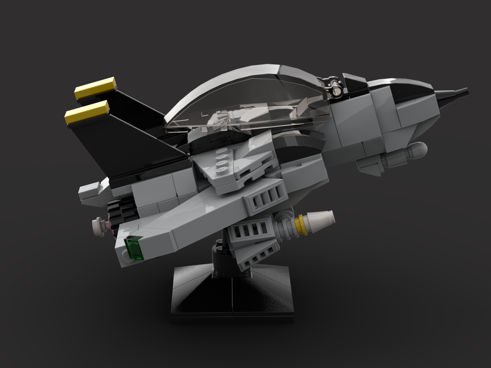 Lego Moc Top Gun F 14 Tomcat Chibi Size Jet By Legomaniajosh