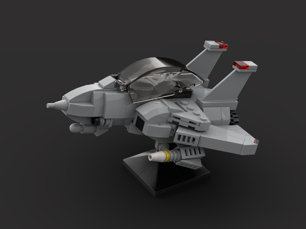 Lego Moc Top Gun F 14 Tomcat Chibi Size Jet By Legomaniajosh