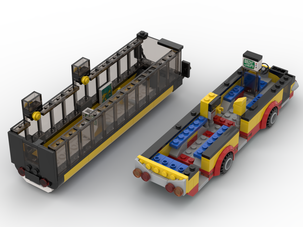 LEGO MOC Solaris City Bus by symbioza | Rebrickable - Build with LEGO