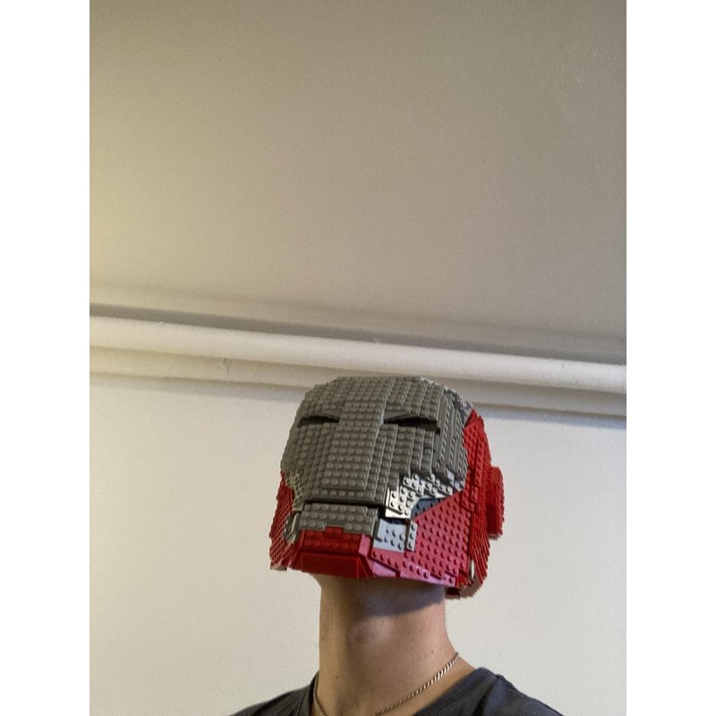 LEGO MOC Wearable Iron Man helmet - grey by tomtoms_design ...