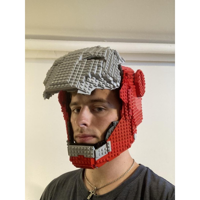 LEGO MOC Wearable Iron Man helmet - grey by tomtoms_design ...