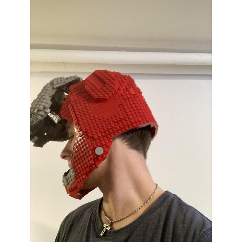 LEGO MOC Wearable Iron Man helmet - grey by tomtoms_design ...
