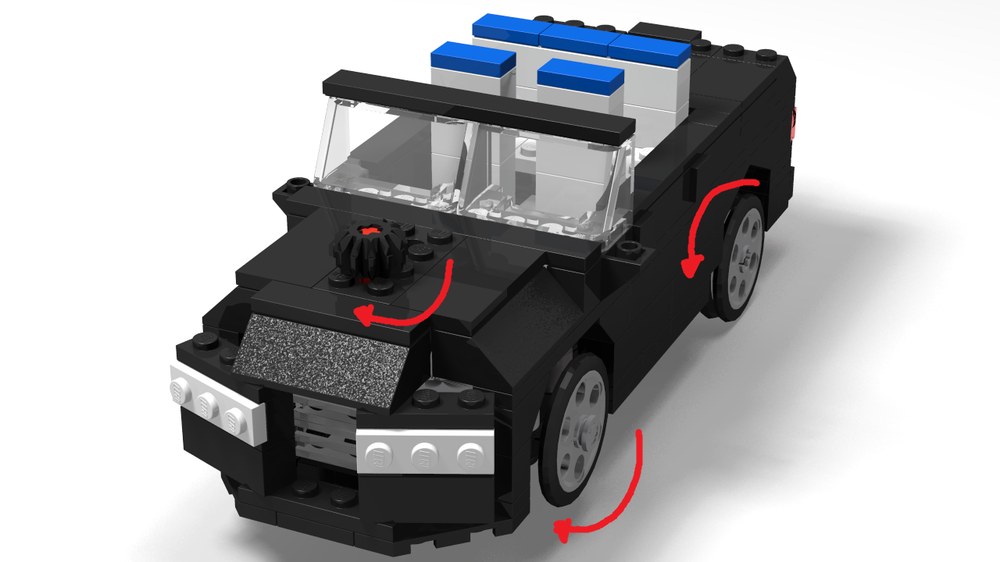 LEGO MOC Roofless Sedan with suspension by michaelslegostudio ...