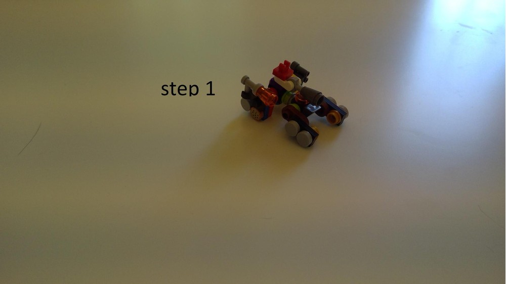 LEGO MOC mini transforer tank by ThousandBrixLego | Rebrickable - Build ...
