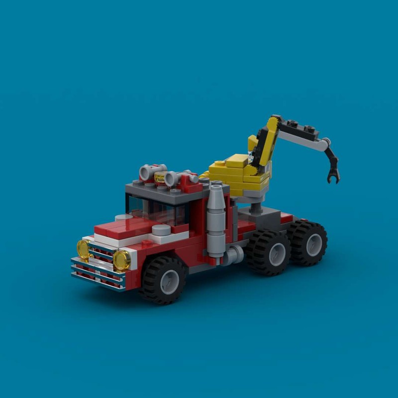 LEGO MOC Mini Claw Rig by RandomReine | Rebrickable - Build with LEGO