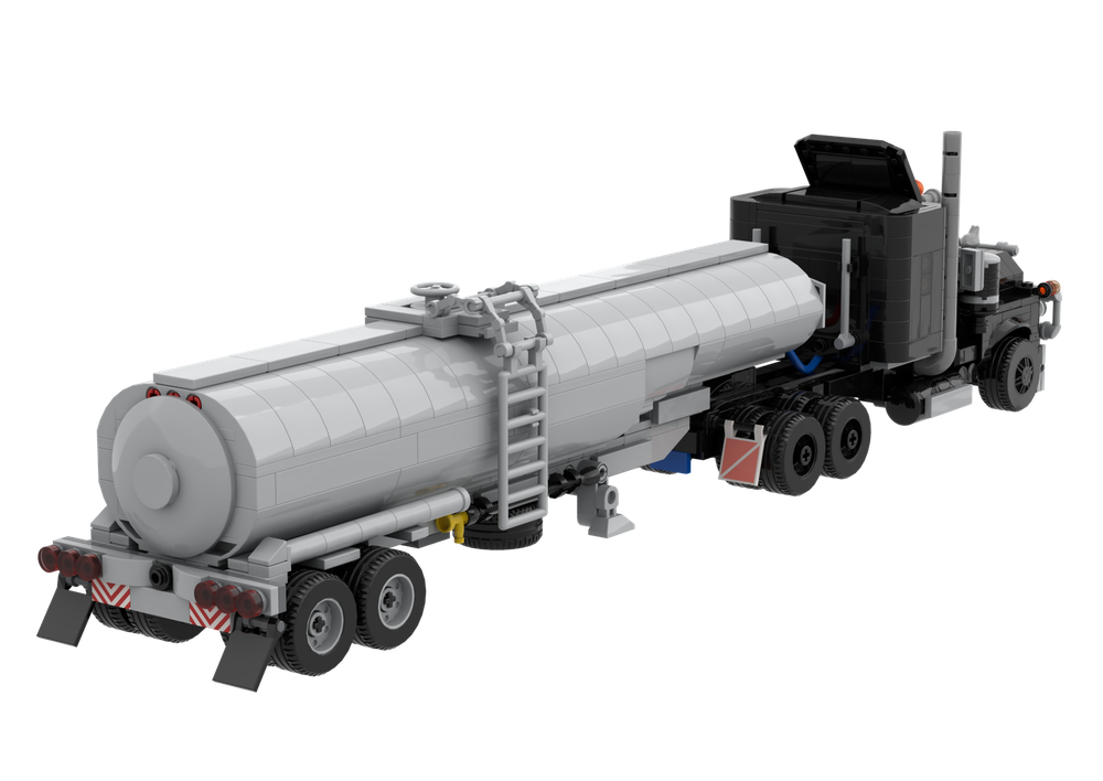 Lego Moc Mack R Rubber Duck And Tanker Trailer By Brickmocman