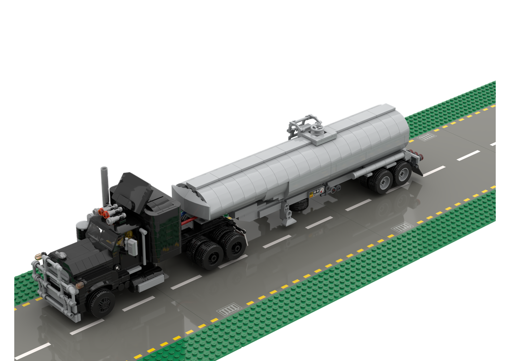 Lego Moc Mack R Rubber Duck And Tanker Trailer By Brickmocman