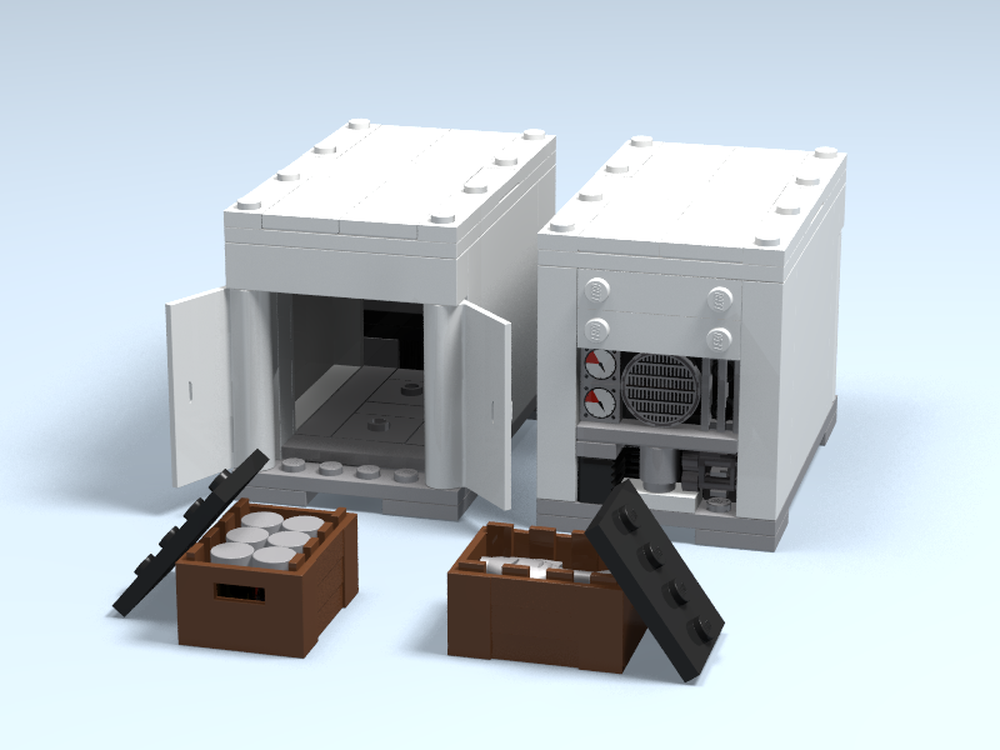 LEGO MOC Cargo Container Refridgerated 6x10 by NottaCadmonkey ...