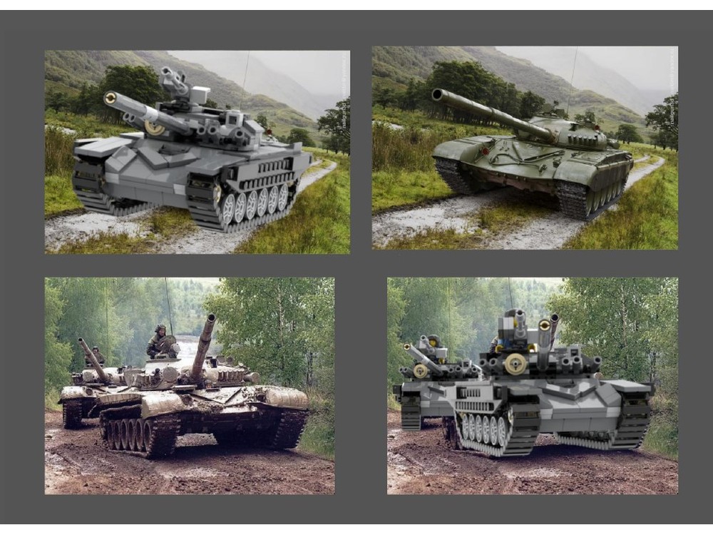 LEGO MOC T-72A Soviet Main Battle Tank (functional suspension) by ...