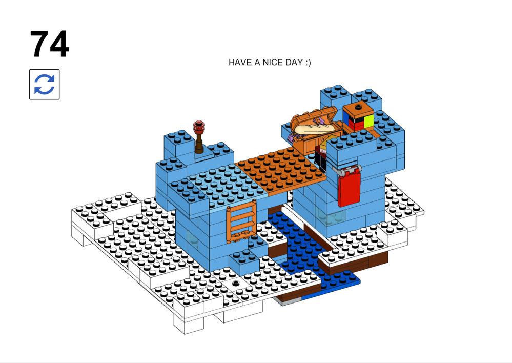 LEGO MOC minecraft ice bridge by Winningplayer360 | Rebrickable - Build ...