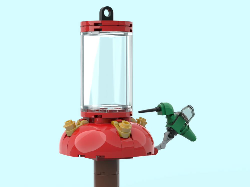 LEGO MOC Hummingbird and Feeder by veyniac | Rebrickable - Build with LEGO