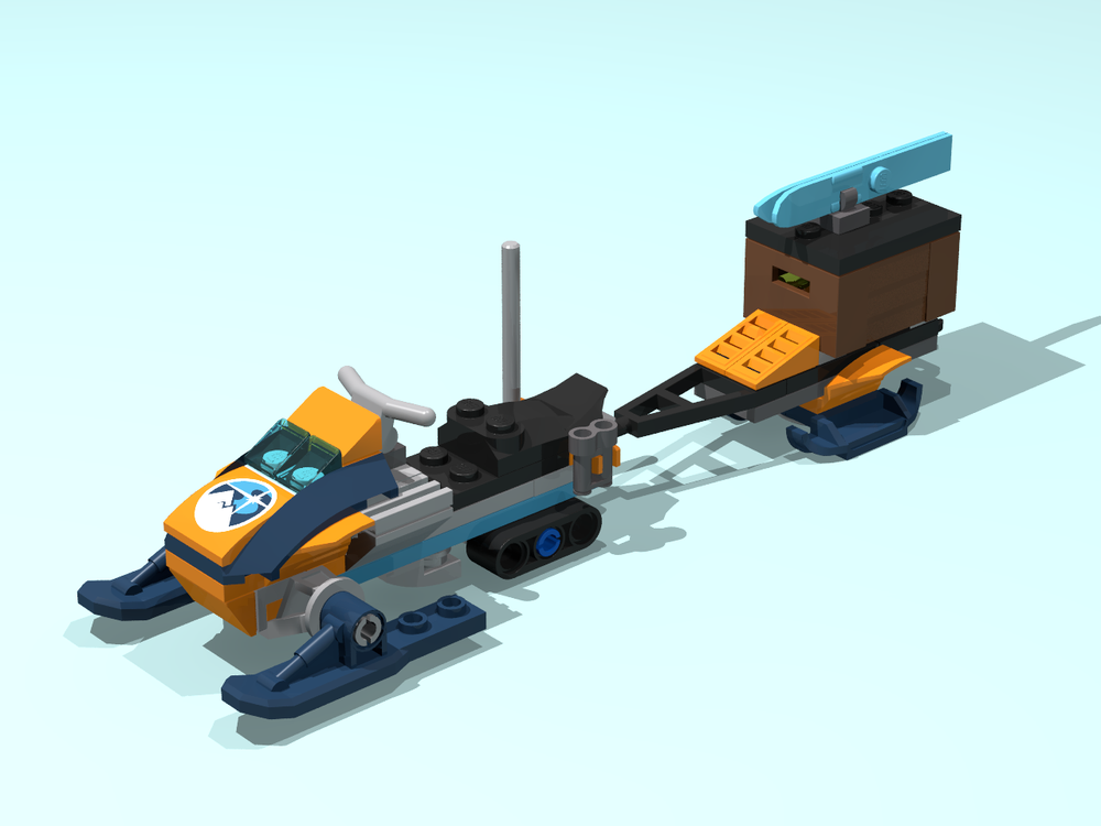 LEGO MOC Motor Sled Rescue by NottaCadmonkey | Rebrickable - Build with ...