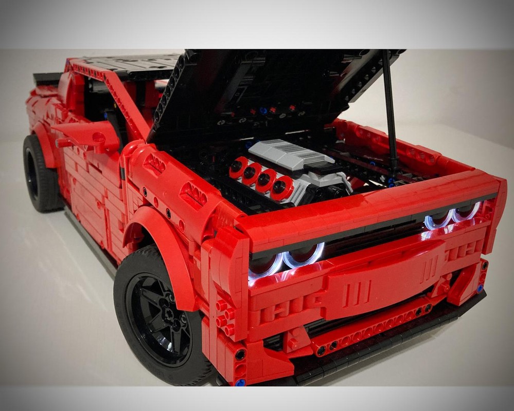 LEGO MOC RC Dodge Demon by Lego technic world | Rebrickable - Build ...