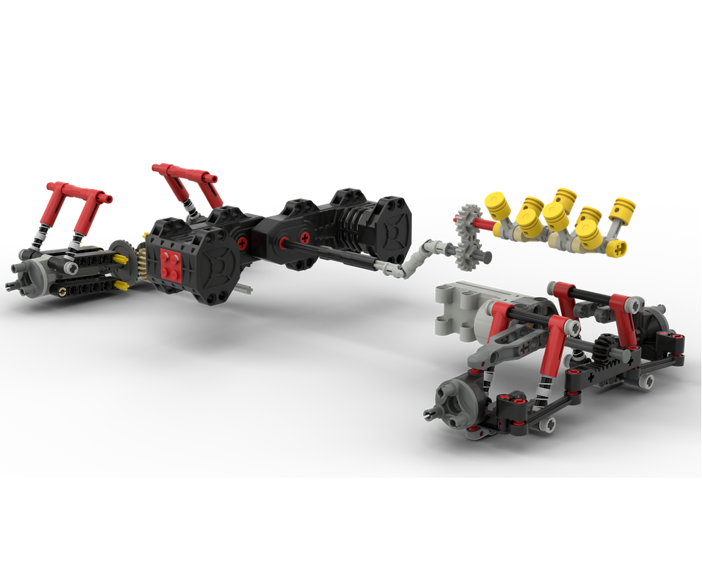 LEGO MOC RC Dodge Demon by Lego technic world | Rebrickable - Build ...