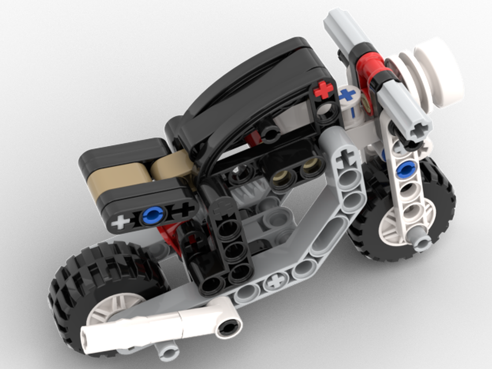 LEGO MOC 42133 - Motorbike by hoppepe | Rebrickable - Build with LEGO
