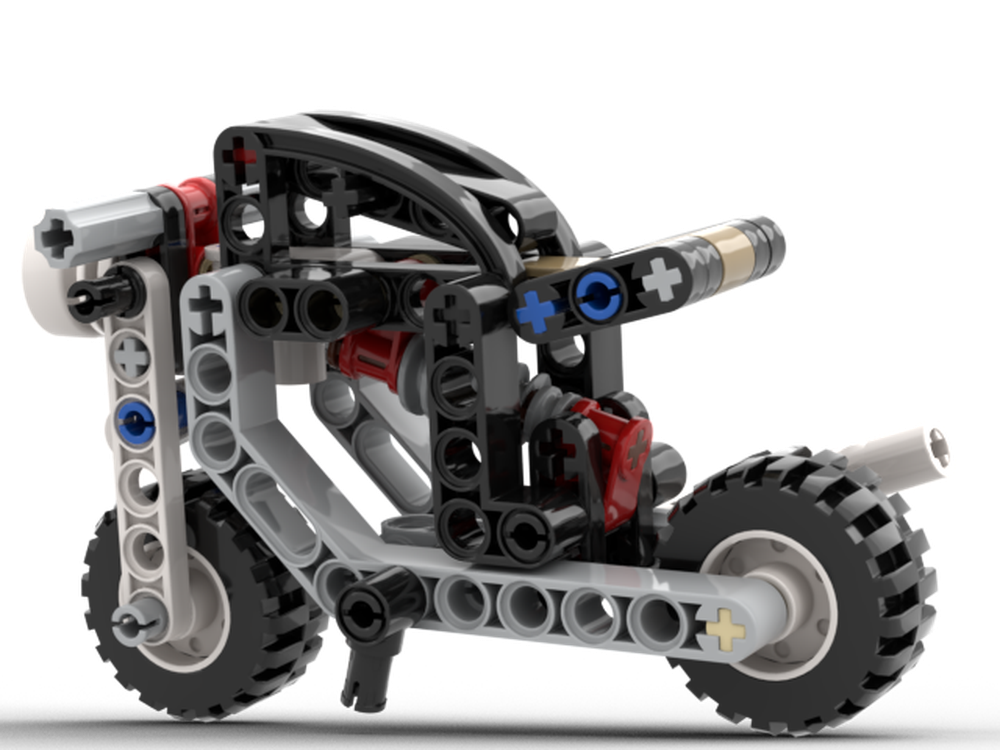 Lego Moc 42133 Motorbike By Hoppepe Rebrickable Build With Lego