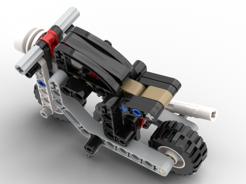 Lego Moc 42133 Motorbike By Hoppepe Rebrickable Build With Lego