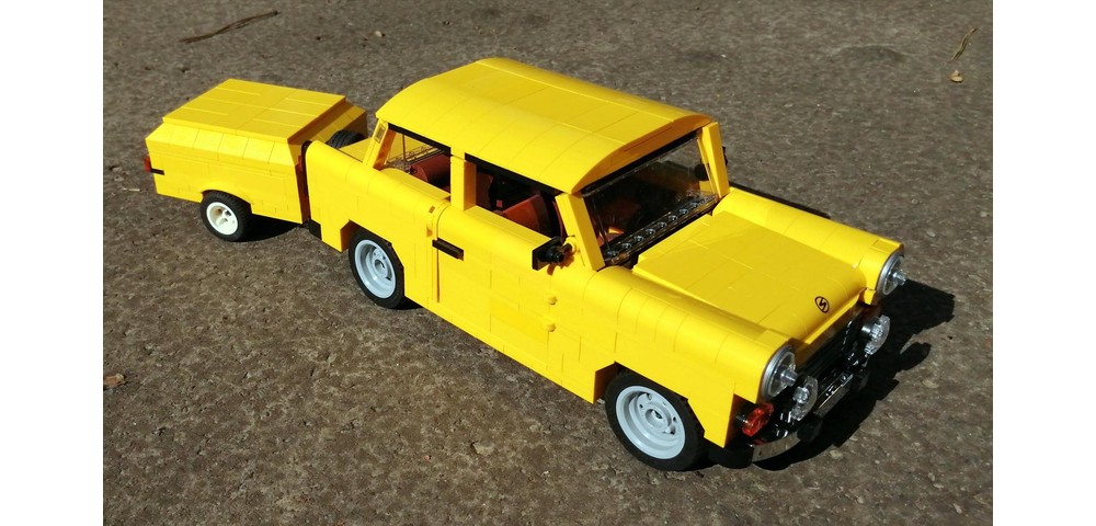 LEGO MOC Trabant with trailer by pedankopet | Rebrickable - Build with LEGO