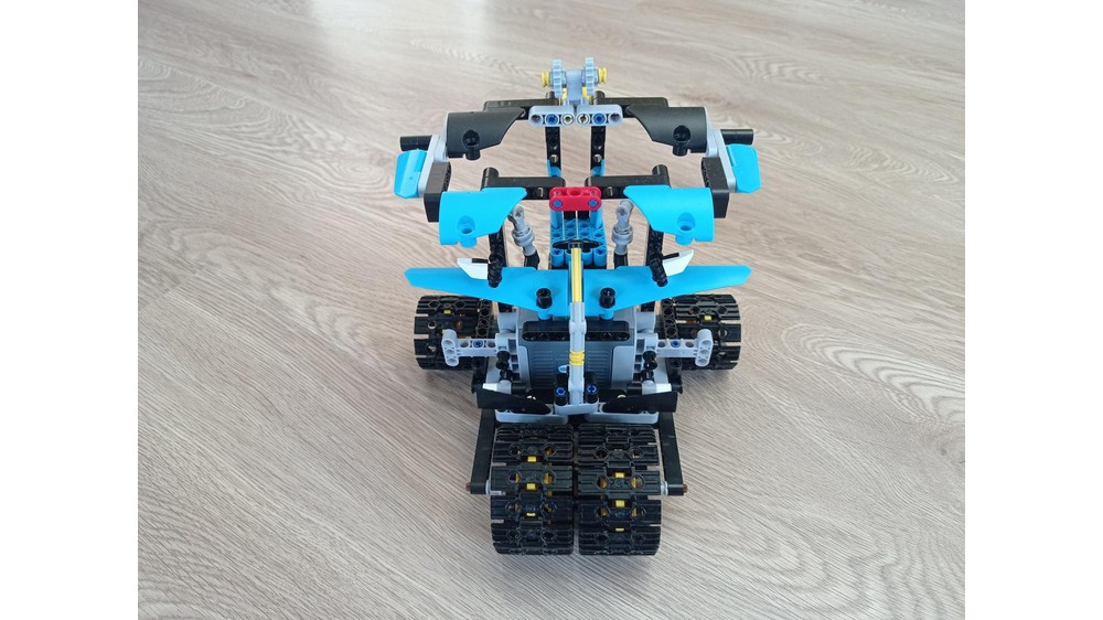 Lego Moc Road Roller 42095 Alternative By Erikgs Rebrickable Build
