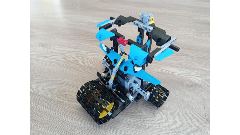 Lego Moc Road Roller 42095 Alternative By Erikgs Rebrickable Build