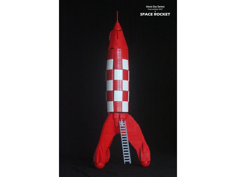Lego Moc Space Rocket By Tkel86 Rebrickable Build With Lego